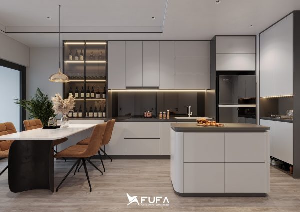 Báo giá tủ bếp gỗ công nghiệp MDF - FuFa Design